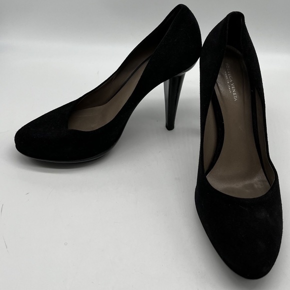 Bottega Veneta | Shoes | Bottega Veneta Black Suede Closed Toe Inverted ...